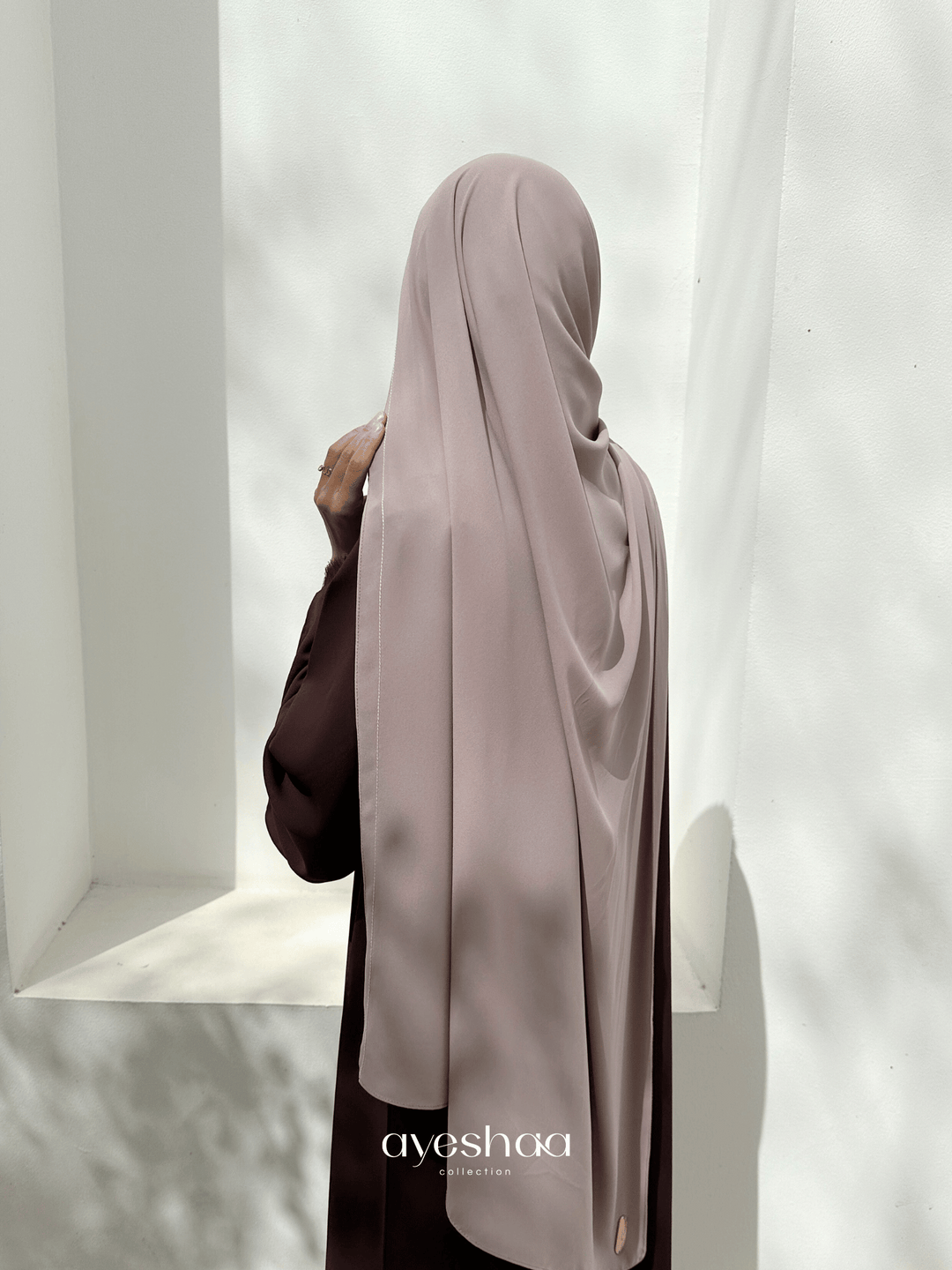Hijab LINE - Dusty Pink – Ayeshaa Collection